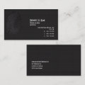 Elegant Modern Security Private Investigations Business Card | Zazzle