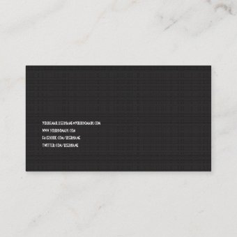 Elegant Modern Security Private Investigations Business Card | Zazzle