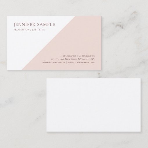 Elegant Modern Simple Design Template Professional Business Card | Zazzle