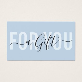Elegant Modern Simple Typography Gift Certificate | Zazzle
