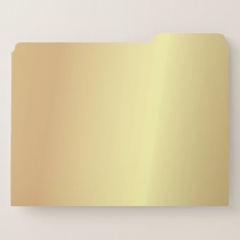 Elegant Modern Stylish Gold Glitter File Folder | Zazzle