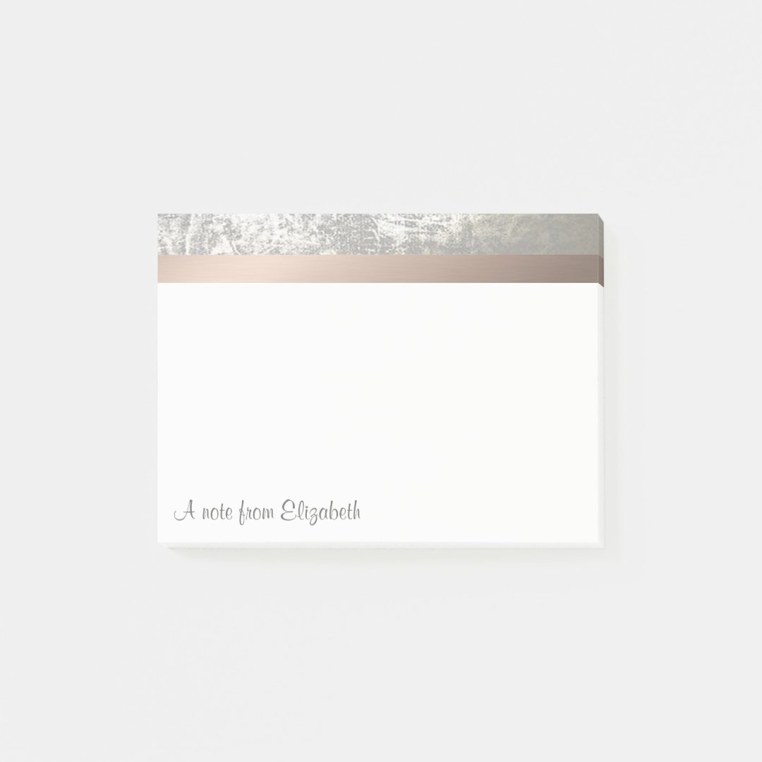 Elegant Modern Stylish-Personalized Post-it Notes | Zazzle