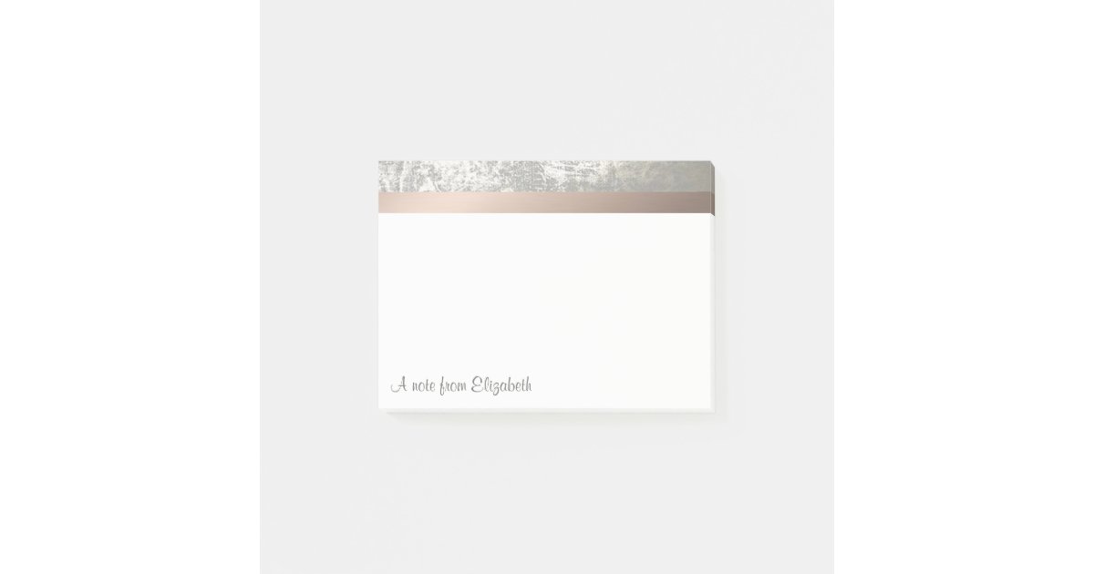 Elegant Modern Stylish-Personalized Post-it Notes | Zazzle