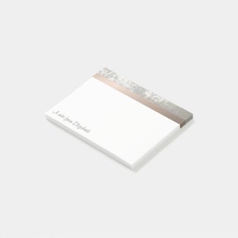 Elegant Modern Stylish-Personalized Post-it Notes | Zazzle