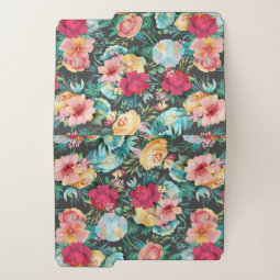 Elegant Modern Tropical Floral File Folder | Zazzle