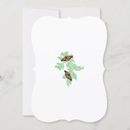 Elegant Monarch Butterfly Wedding Invitations | Zazzle