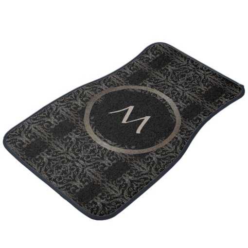 Elegant monogram Car Mats Full Set (set of 4) | Zazzle