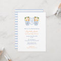 Elegant Monogram Crest Fall Baby Shower Party Invitation | Zazzle
