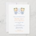 Elegant Monogram Crest Fall Baby Shower Party Invitation | Zazzle