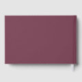 Elegant monogram mauve wedding names date foil foil guest book | Zazzle