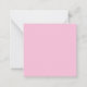 Elegant Monogram Modern Simple Girly Pink Note Card | Zazzle
