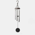 Elegant Monogram Photo Modern Couple Chic Wedding Wind Chime | Zazzle