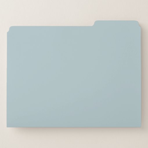 Elegant Monogrammed Gold Blue Green Botanical File Folder | Zazzle