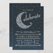 Elegant Moon Celebration Invitation II | Zazzle