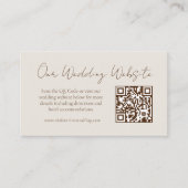 Elegant Mountains QR Code Enclosure Card | Zazzle