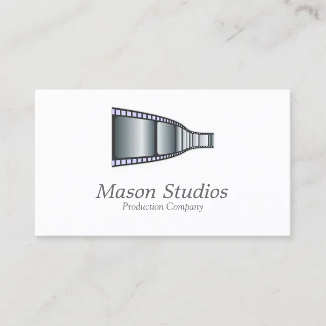 Elegant Movie / Film Strip Business Card | Zazzle