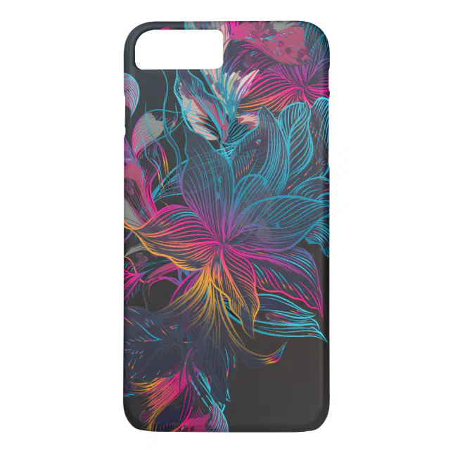 Elegant Multi-color Floral Design | Phone Case | Zazzle