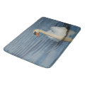 Elegant Mute Swan Waterbird on the Lake Bath Mat | Zazzle
