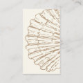Elegant Natural Clam Shell Books For Baby Shower Enclosure Card | Zazzle