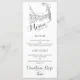 Elegant Nautical Menu Card | Zazzle