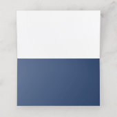 Elegant Nautical Wedding Navy Place Card | Zazzle
