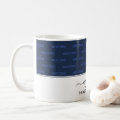 Elegant Navy Blue Custom WELCOME TO OUR HOME Coffee Mug | Zazzle
