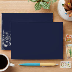 Elegant Navy Blue Envelope | Zazzle