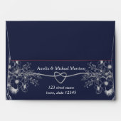 Elegant Navy Blue Envelope | Zazzle