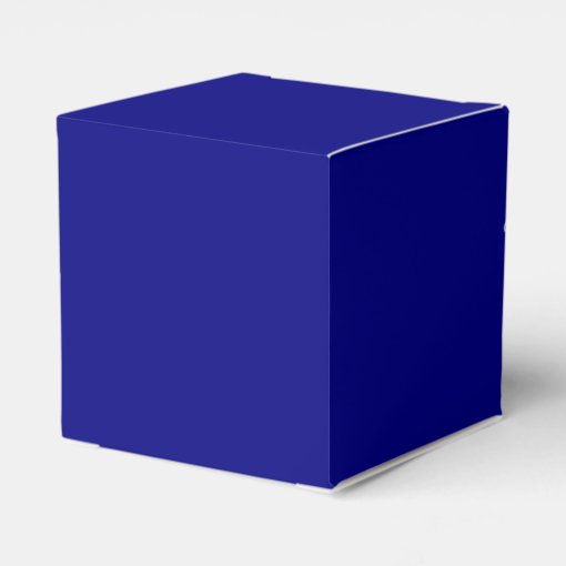 Elegant Navy Blue favor box | Zazzle