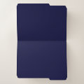 Elegant Navy Blue Gold Business File Folder Set | Zazzle