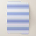 Elegant Navy Blue Striped File Folder | Zazzle