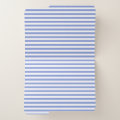 Elegant Navy Blue Striped File Folder | Zazzle