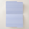Elegant Navy Blue Striped File Folder | Zazzle
