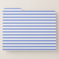 Elegant Navy Blue Striped File Folder | Zazzle