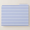 Elegant Navy Blue Striped File Folder | Zazzle