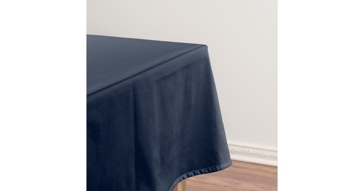 elegant Navy Table Cloth | Zazzle