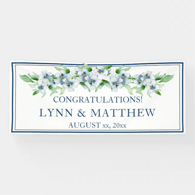 Elegant Navy & White - Wedding Reception Sign | Zazzle