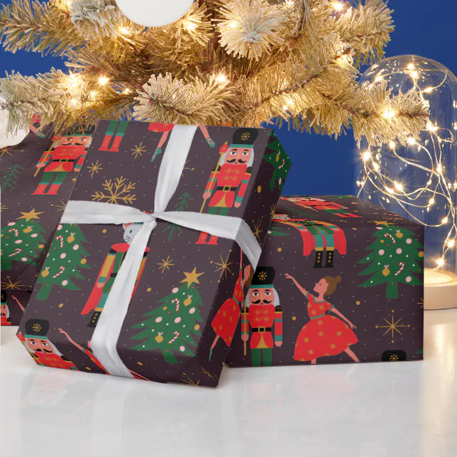 Elegant Nutcracker Christmas Wrapping Paper | Zazzle