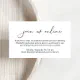 Elegant Online Virtual Option Graduation Party Enclosure Card | Zazzle