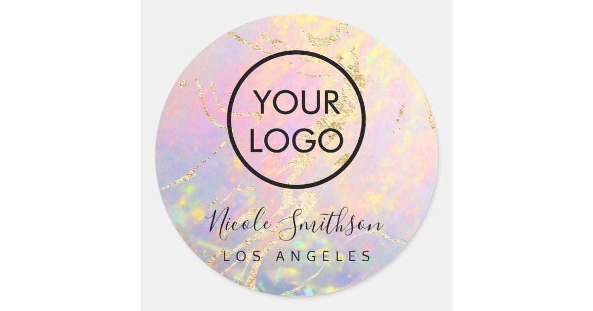 elegant opal Sticker | Zazzle