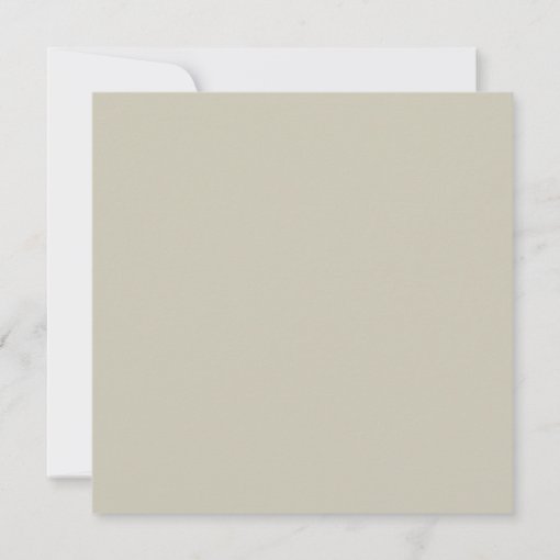 Elegant Orchid Crest Faux Embossed Ecru Wedding Invitation | Zazzle