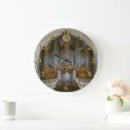 Elegant organ clock | Zazzle