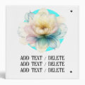 Elegant Owl Theme Binder 2 See Back | Zazzle