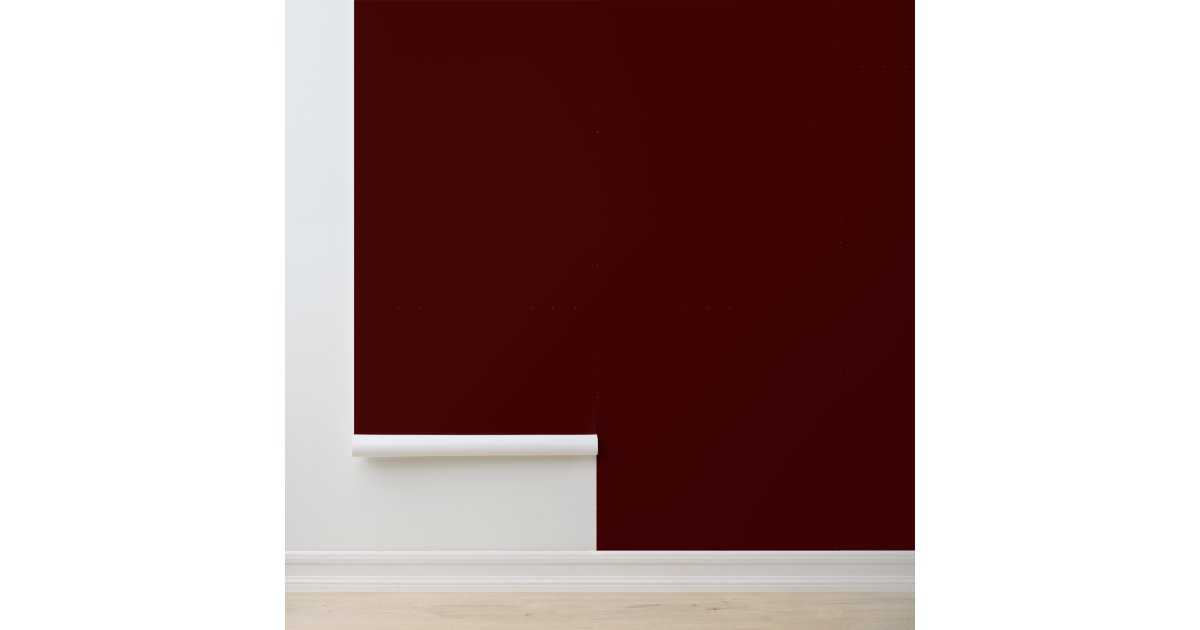 Elegant oxblood wine solid plain simple classic wallpaper | Zazzle
