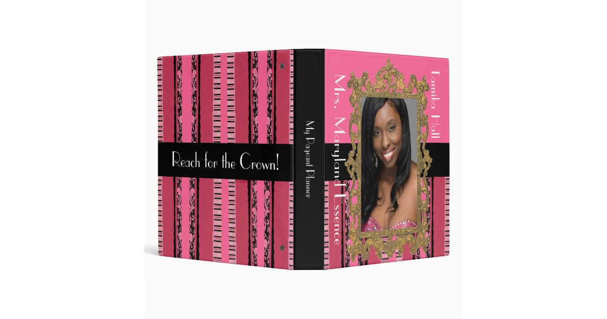 Elegant Pageant Planner/Notebook Binder | Zazzle