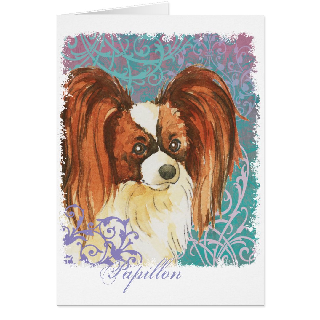 Elegant Papillon Card | Zazzle