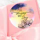 Elegant Pastel Floral Watercolor Mother's Day Classic Round Sticker ...