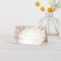 Elegant Pastel Pearls Wedding Place Card | Zazzle