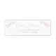 Elegant Pastel Pink Bow Return Address Label | Zazzle
