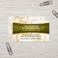 Elegant Pastor and First Lady Marble Church Business Card | Zazzle